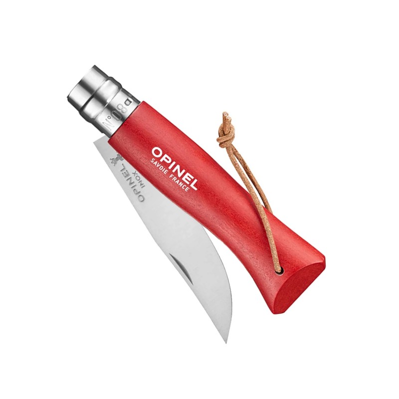Opinel - N°8 Inox Baroudeur - rot